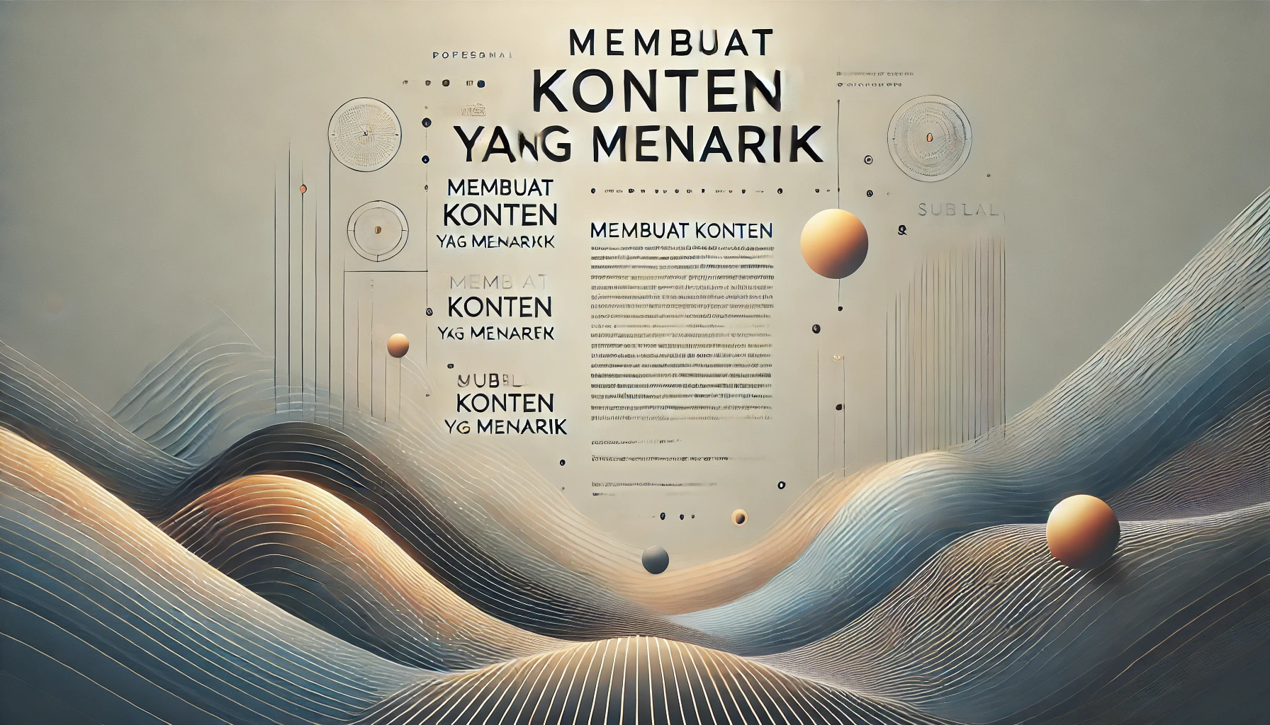 Membuat Konten Yang Menarik - Audiard.net