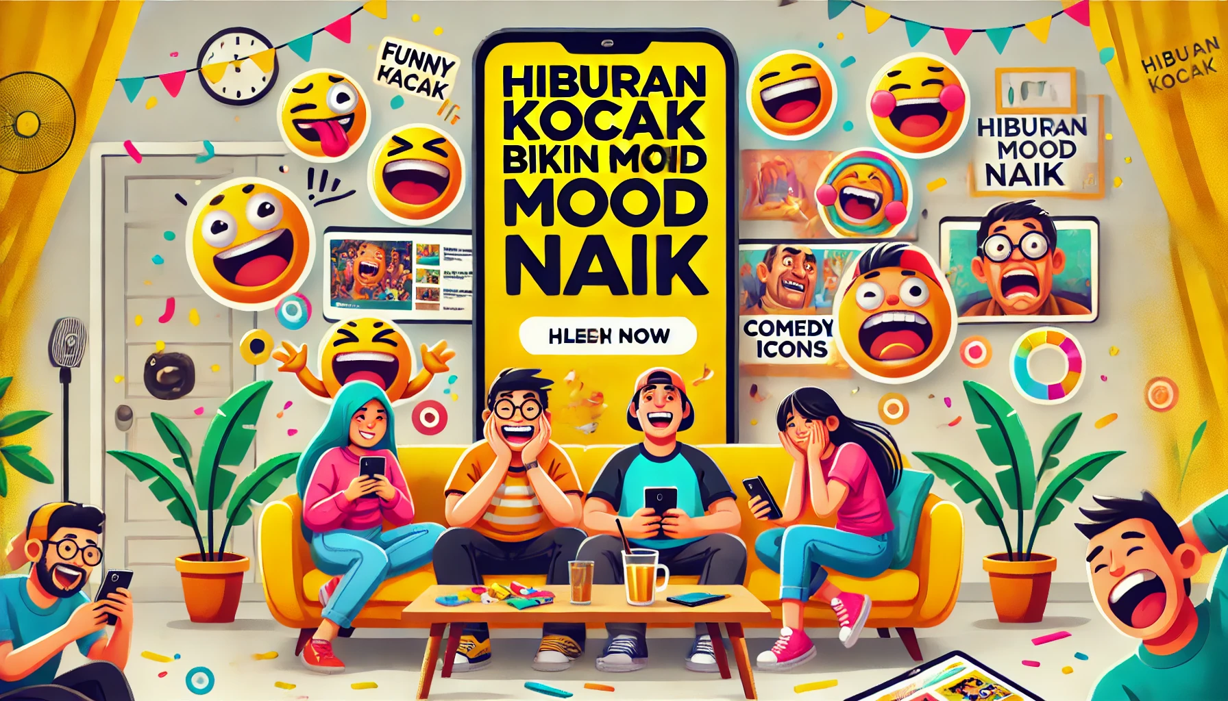 Hiburan Kocak Bikin Mood Naik