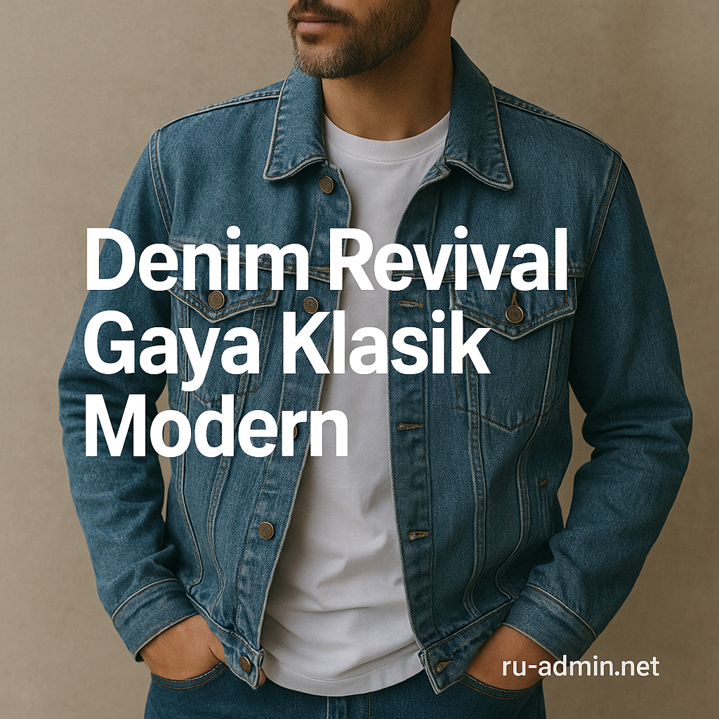 Denim Revival Gaya Klasik Modern