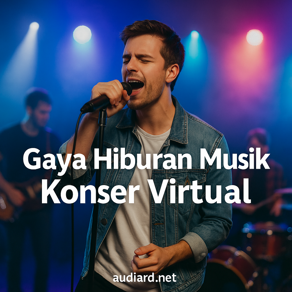 Gaya Hiburan Musik Konser Virtual