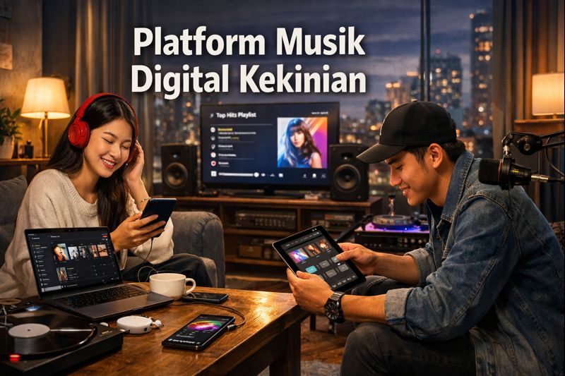 Platform Musik Digital Kekinian